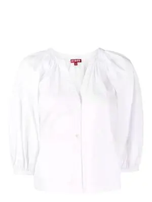 Staud Dill Button-up Shirt - White