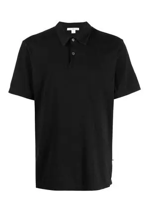 JAMES PERSE Sueded-jersey Polo Shirt