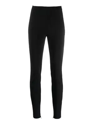 Valentino Garavani High-waisted Skinny Trousers - Black