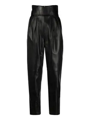 Philipp Plein High-waisted Trousers - Black