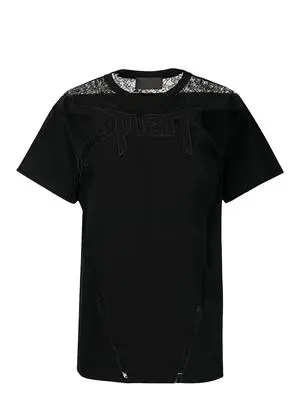 PHILIPP PLEIN Philipp Plein Lace-Paneled T-Shirt