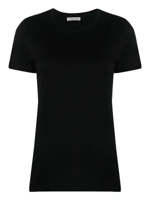 Moncler Logo-patch T-shirt - Black