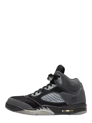 JORDAN Air 5 Retro Anthracite Sneakers - Black