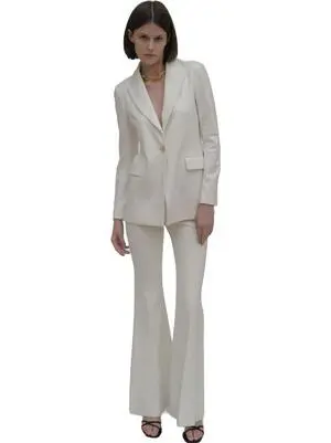 Rosetta Getty Cropped Sleeve Jacket - White