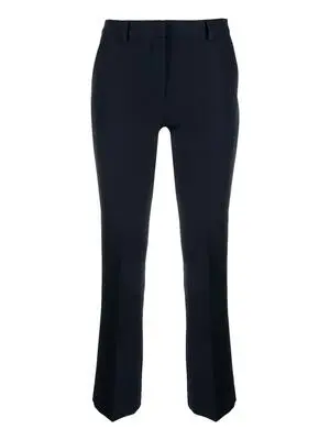 PT TORINO High-rise Kick-flare Trousers - Blue