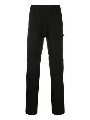 Stone Island Cargo-pocket Straight-leg Track Pants - Black