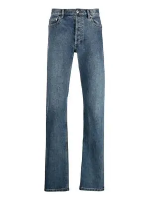 A.p.c. Mid-rise Straight-leg Jeans - Blue