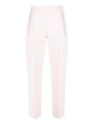 Stella McCartney High Waisted Tapered Leg Trousers - Pink