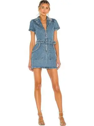 Show Me Your Mumu Outlaw Denim Dress - Tide