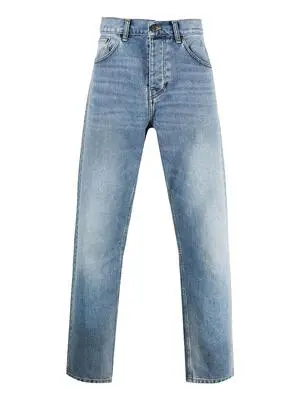 Carhartt Work In Progress Straight Leg Jeans - Blue