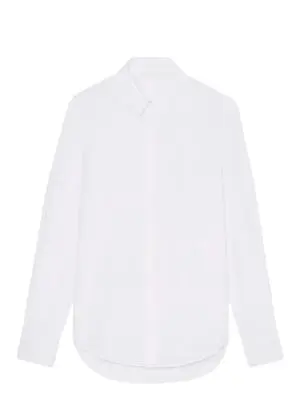 Wardrobe.NYC Long-sleeve Cotton Shirt - White