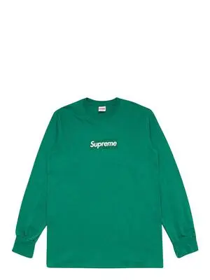 Supreme Box Logo Long-sleeve T-shirt Green