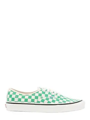 VANS Authentic 44 Dx Checkerboard Print Sneakers - Green