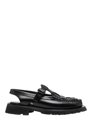 Hereu Cranc Sport Slingback Loafers - Black