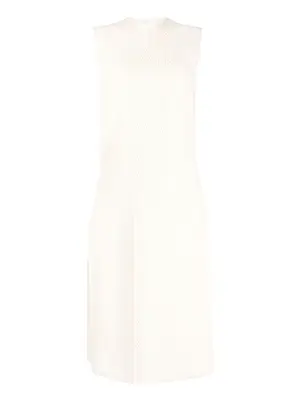 JIL SANDER Side-slit Knit Top - Neutrals
