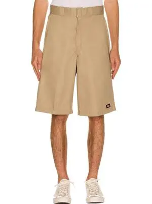 Dickies 13 Multi Pocket Work Short In Nude - Khaki
