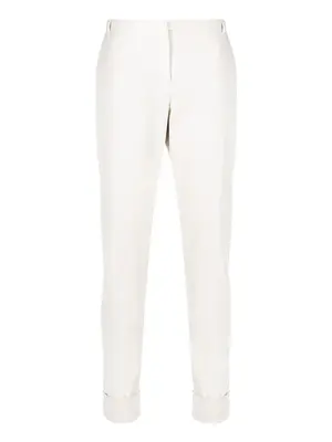FABIANA FILIPPI Turn-Up Cuff Slim Trousers