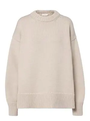 THE ROW Ophelia Wool And Cashmere Sweater - Beige