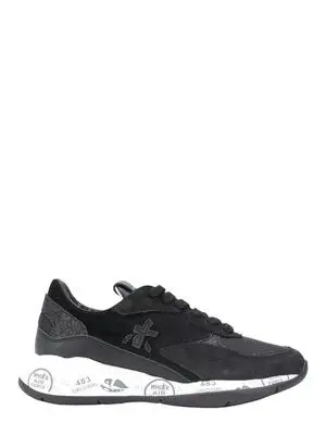 Premiata Scarlett Logo Low-top Sneakers - Black