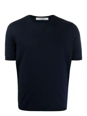 D4.0 Fine-knit T-shirt - Blue