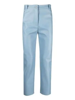 STELLA MCCARTNEY Stella McCartney Faux-Leather Straight-Leg Trousers