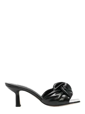 By Far 70mm Lana Sandals - Black