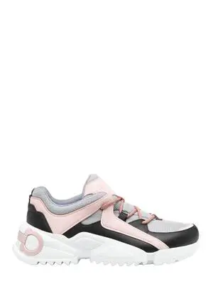 FERRAGAMO Panelled Low-top Sneakers - Pink