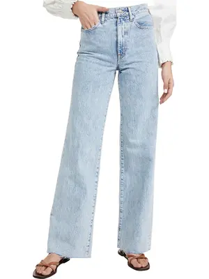 SLVRLAKE Grace High-rise Wide-leg Jeans - Time To Go