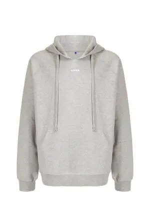 ADER ERROR Logo Embroidered Hoodie - Grey
