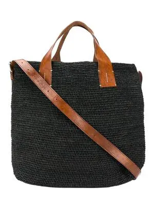 IBELIV Woven Crossbody Bag - Black