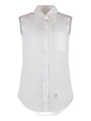 Thom Browne Grosgrain Shirt - White