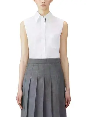 Thom Browne Grosgrain Shirt - White