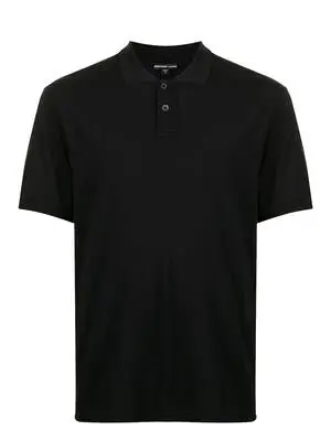 JAMES PERSE Lotus Polo Shirt Black