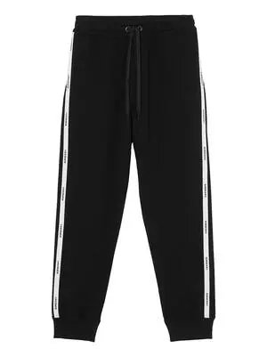 Burberry Logo-tape Track Pants - Black