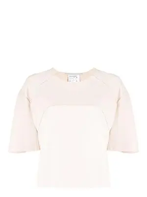 STELLA MCCARTNEY Stella McCartney Piped-Seam Cropped Blouse