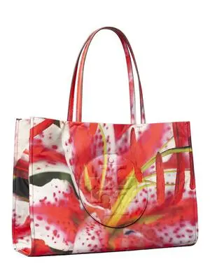 Tory Burch Ella Printed Tote - Bold Pink
