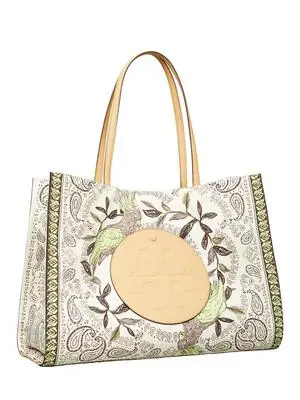 Tory Burch Ella Printed Tote - Mint Cockatoo