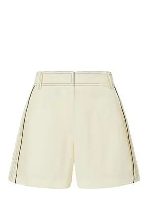Tory Burch Linen Short - White