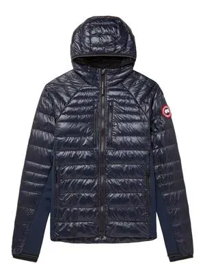 Canada Goose Canada Goose Hybridge Lite Slim-Fit Quilted Hooded Down Jacket Blue
