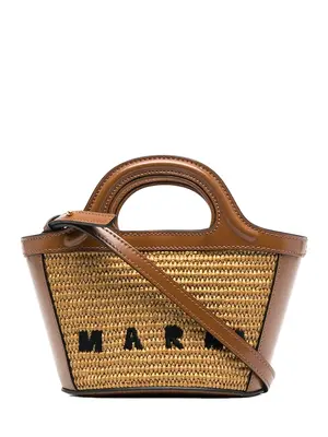 Marni Tropicalia Tote Bag - Brown