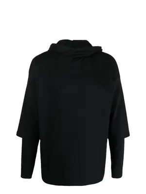 Alchemy Fashions Layered Hoodie - Black
