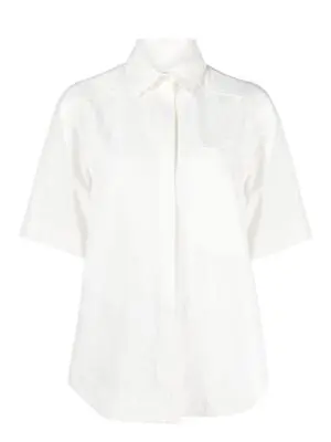 Loulou De Saison Moheli Short Sleeve Shirt - White