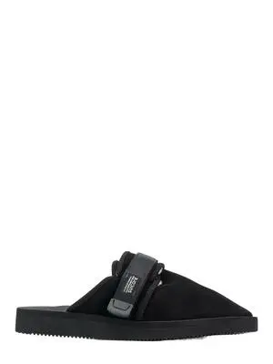 Suicoke Touch Strap Slippers - Black