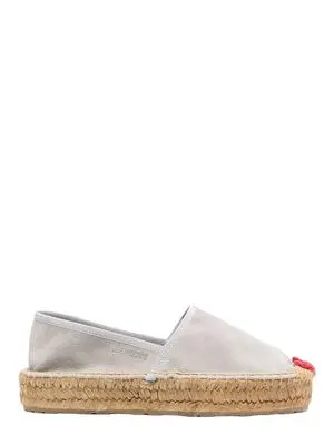 Moschino Espadrilles With Heart Detail - Grey