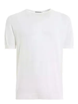John Smedley Crew Neck T-shirt - White