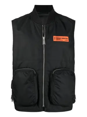 HERON PRESTON Heron Preston Zip Pocket Vest Jacket