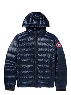 Canada Goose Crofton Slim-fit Hooded Down Jacket - Blue
