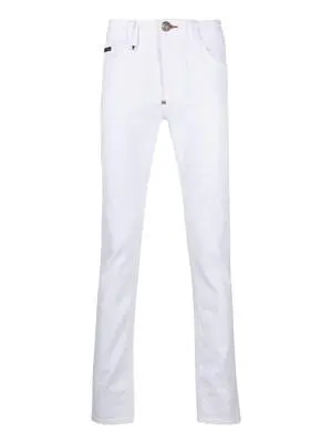 Philipp Plein Straight-cut Jeans - White