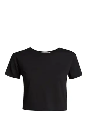 AMO Babe Cropped Tee - Black