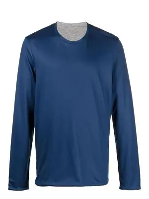Sease Long-sleeved Jersey T-shirt - Blue